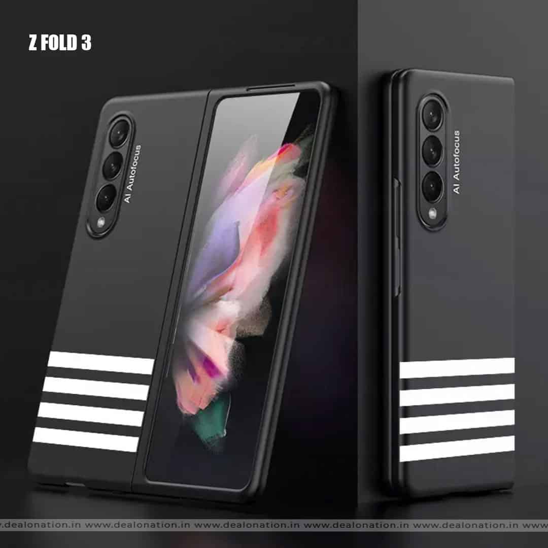 Galaxy Z Fold3 Ultra-Thin Hybrid Stripes Hard Shell Back Case ...